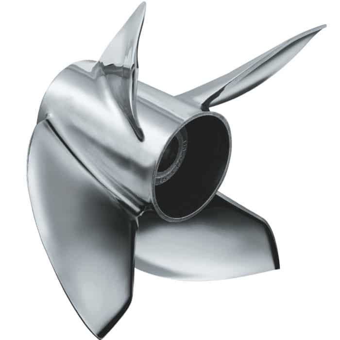 Michigan Wheel Ballistic XL 4 Blade Stainless Steel XHS II Propeller ...